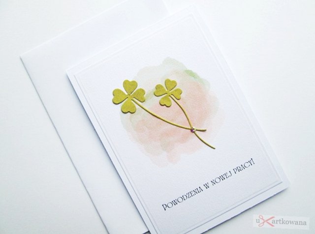 Kartka Nowa Praca - Powodzenia w nowej... #1 - Święta i okazje - DecoBazaar