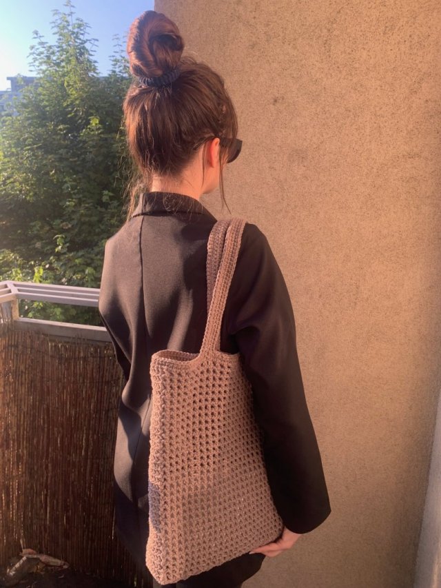 Duża torba Handmade. Torba plażowa. Torba shopper. Torba Boho styl ...