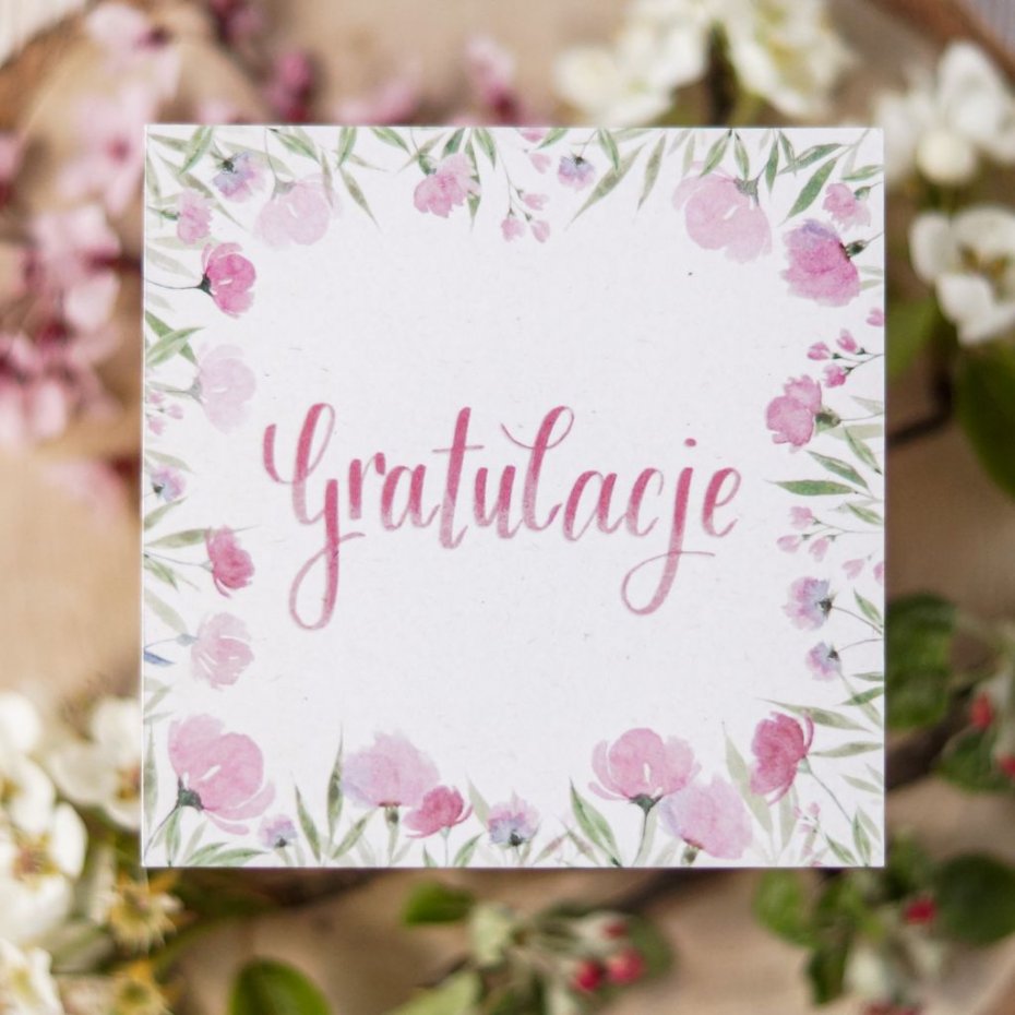 Kartka Gratulacje - Święta i okazje - DecoBazaar Kartka Gratulacje - Święta i okazje - DecoBazaar